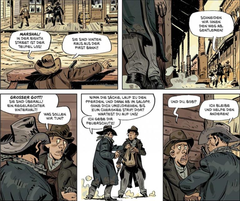 Die Daltons-Comics von Olivier Visonneau in der richtigen Reihenfolge ...